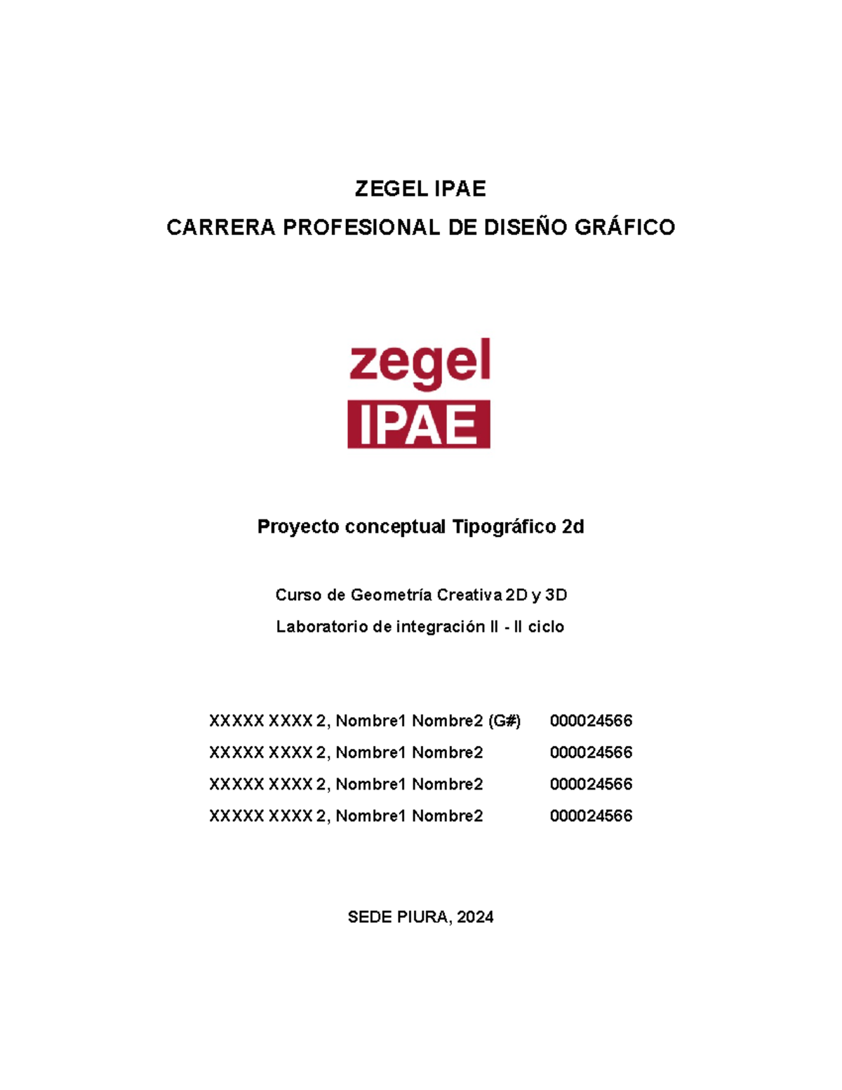 Pelicula - ZEGEL IPAE CARRERA PROFESIONAL DE DISEÑO GRÁFICO Proyecto conceptual Tipográfico 2d ...