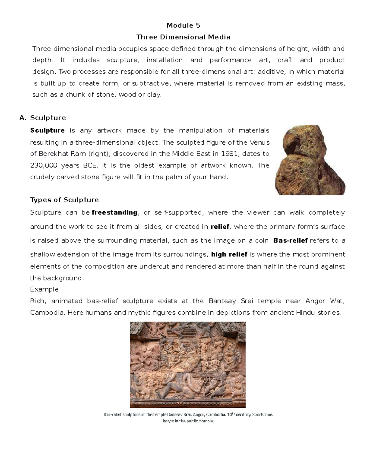 W5dbxld 69-7fmwy70l - EMEEEE - Module 5 Three Dimensional Media Three ...
