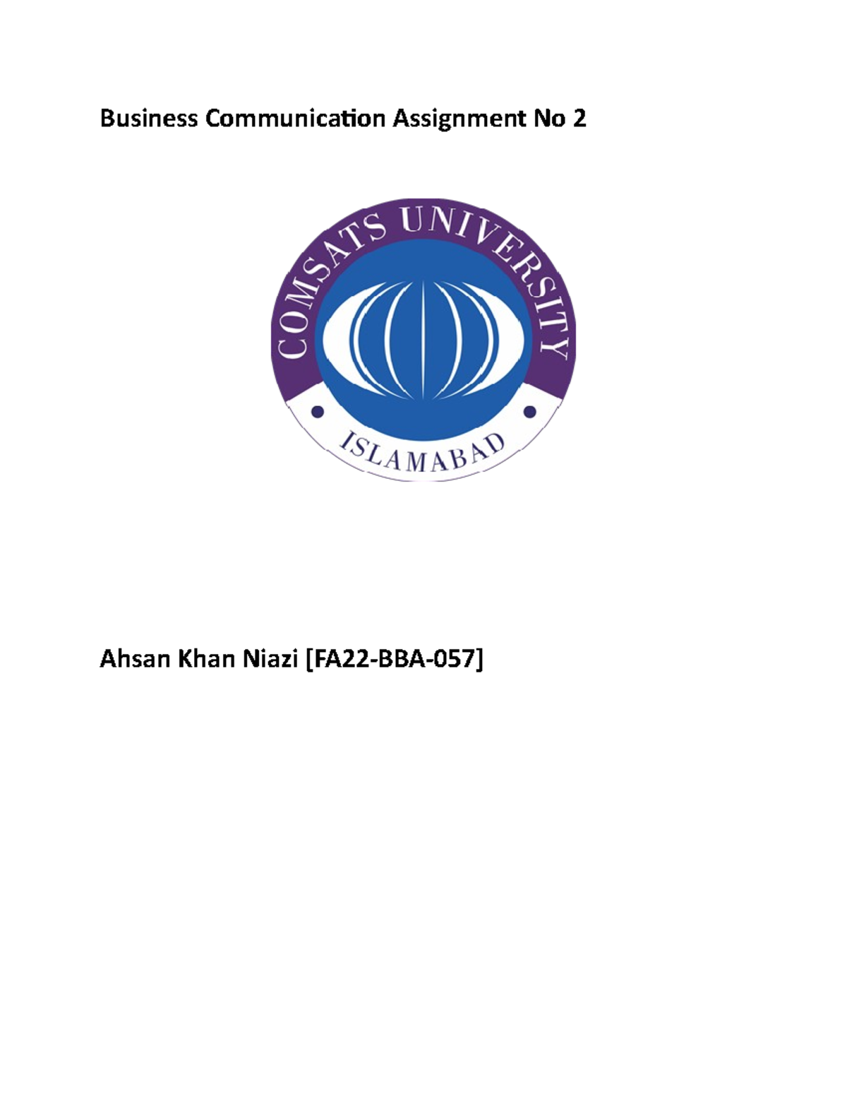 Business Communication Assignment No 2 - The meeting will involve the ...