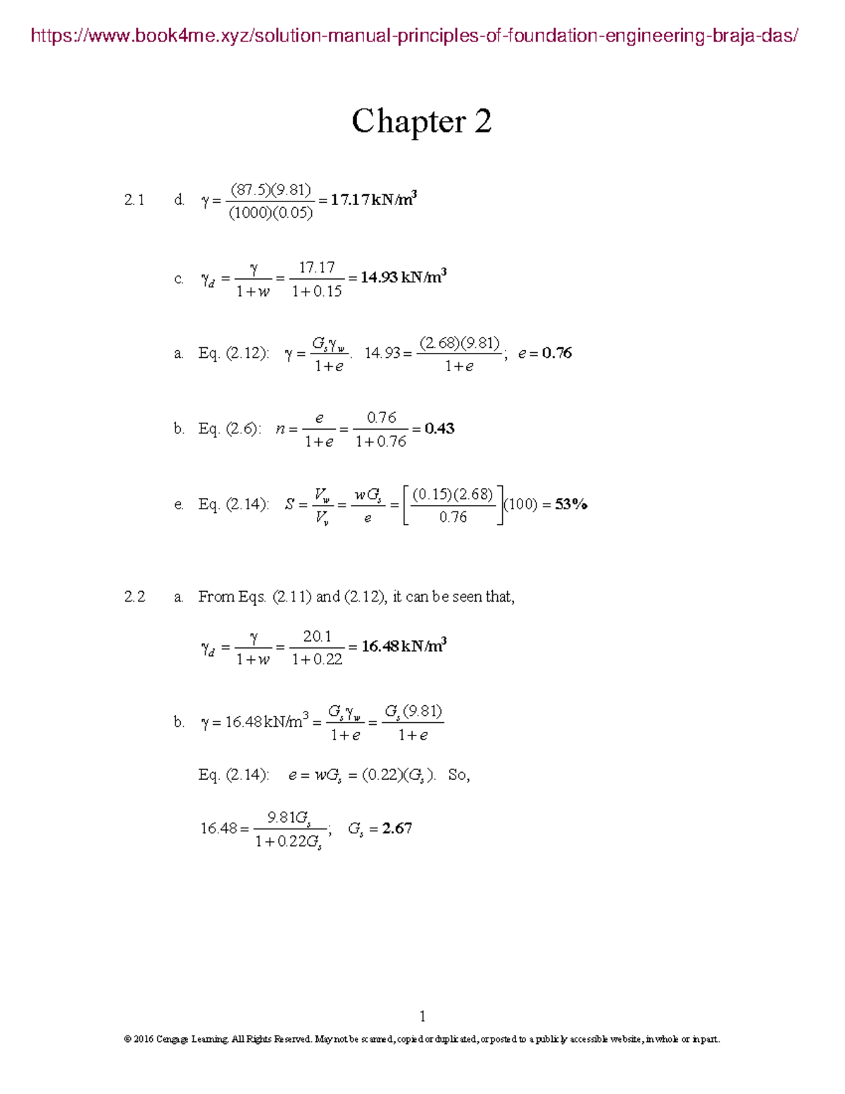 Solution Manual Chap2 - pakistan - 1 Chapter 2 2 d. 3 kN/m 17. ( 1000 ...