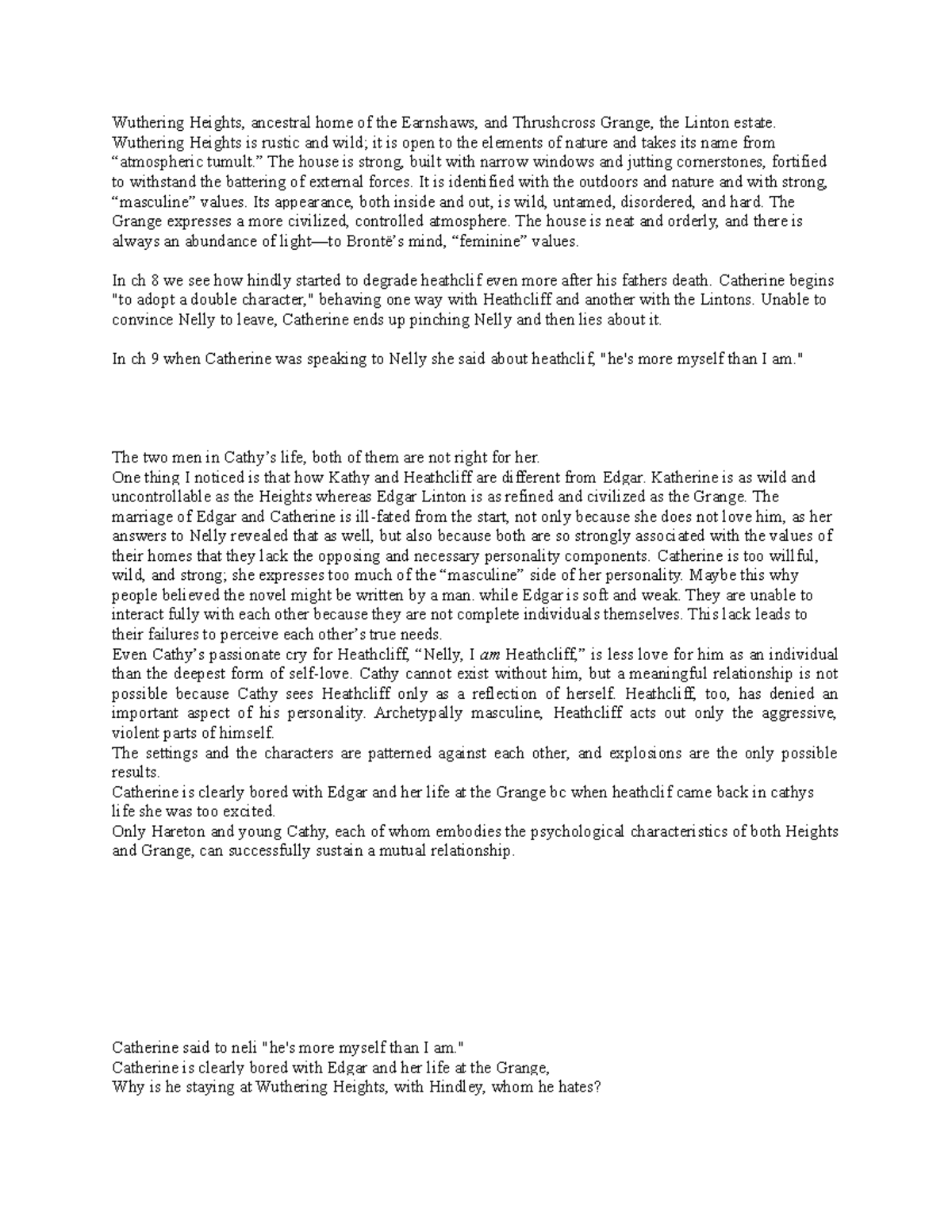 Wuthering Heights presentation - Wuthering Heights, ancestral home of ...