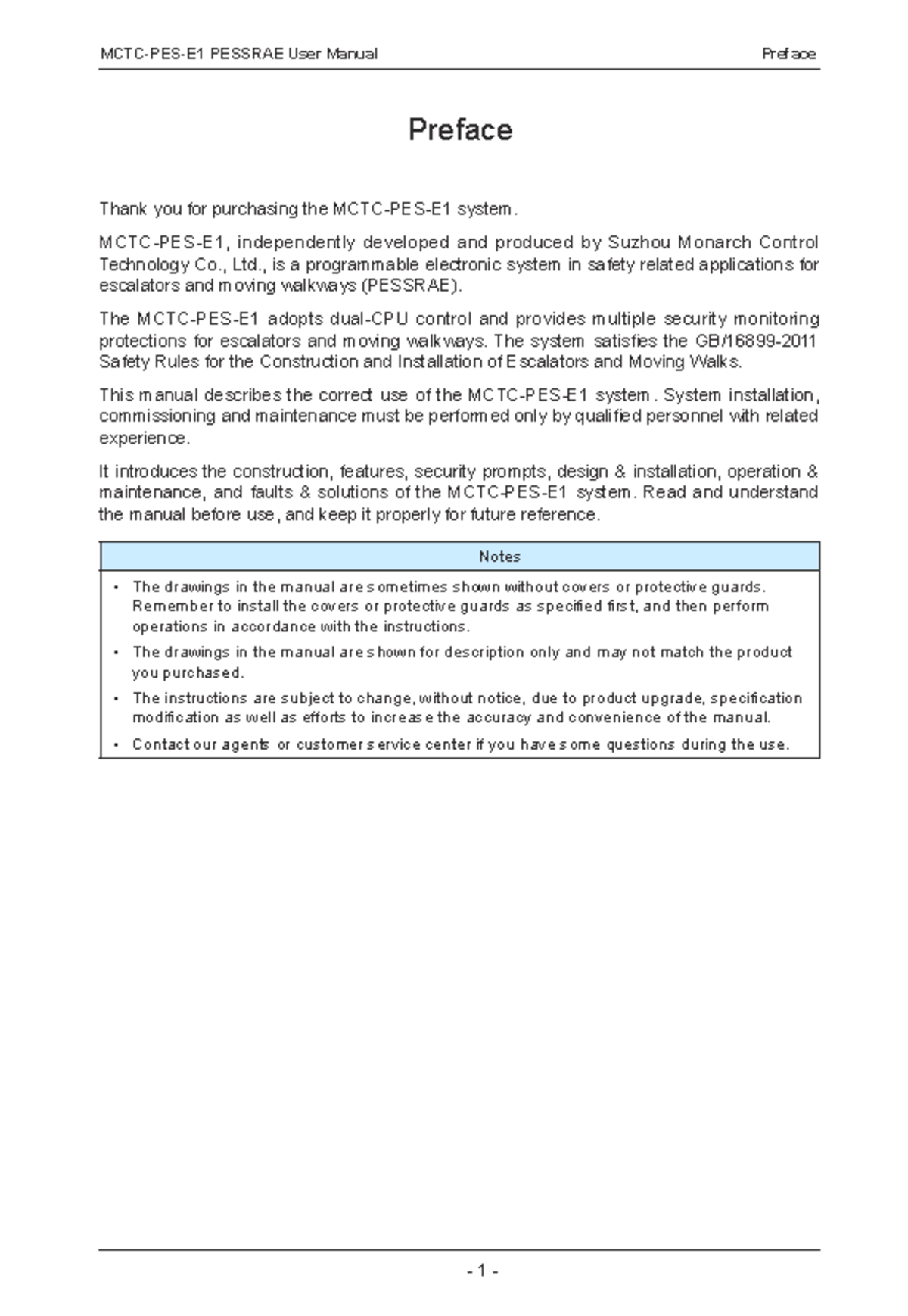 5758573 - Escalera - MCTC-PES-E1 PESSRAE User Manual Preface Preface ...