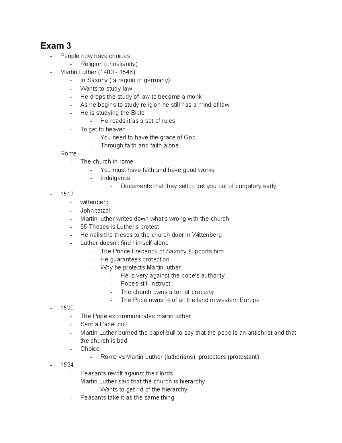 Hist 150 exam 3 notes - prof edward krigsminski - Exam 3 People now ...