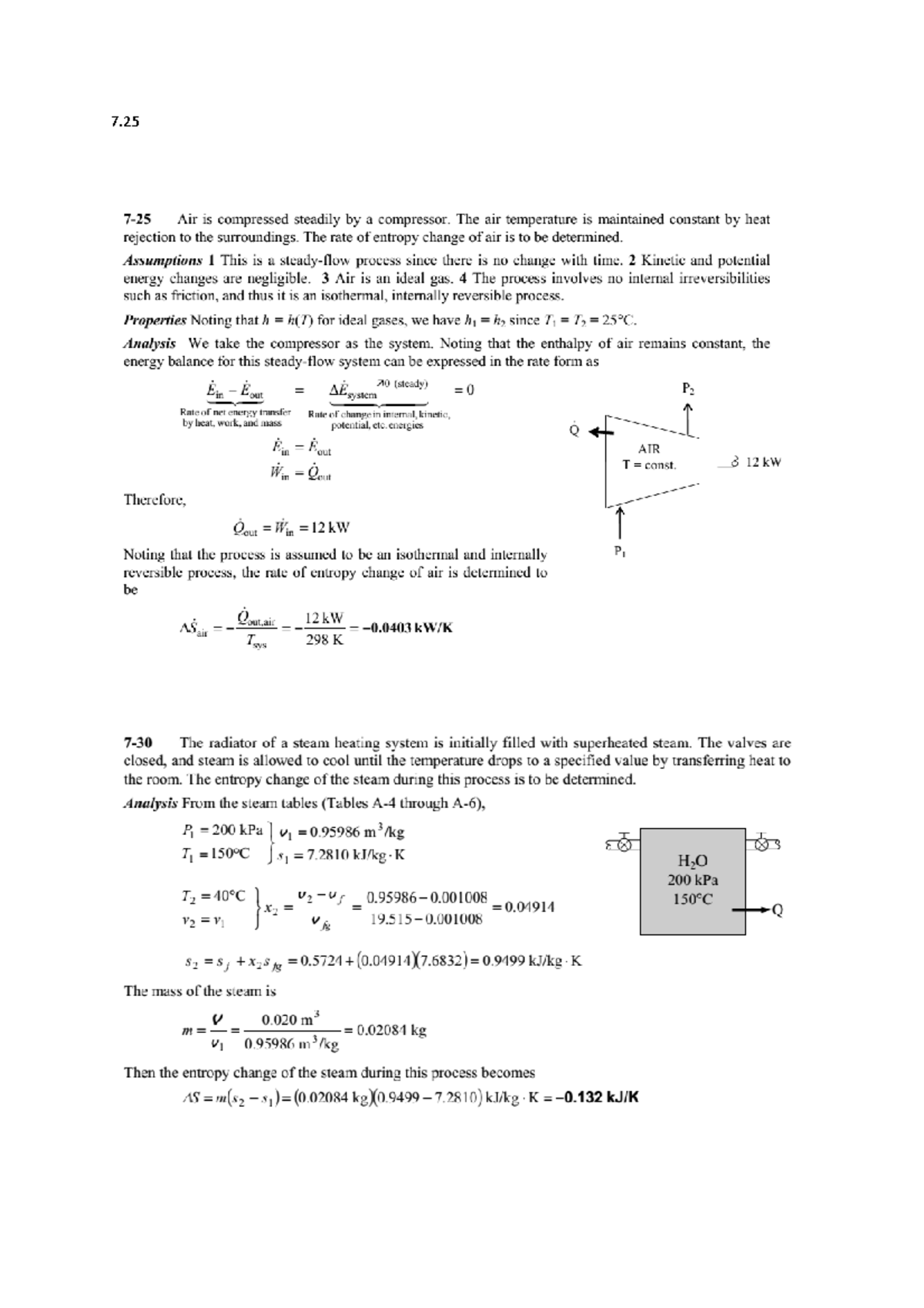 Entropy Problem Solutions - Thermodynamics - Studocu