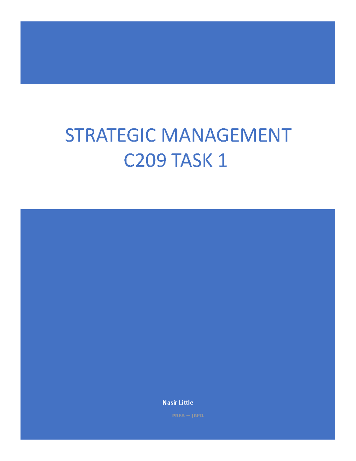 C209 rough draft - final assignment paper - C209/JRM1 - WGU - Studocu