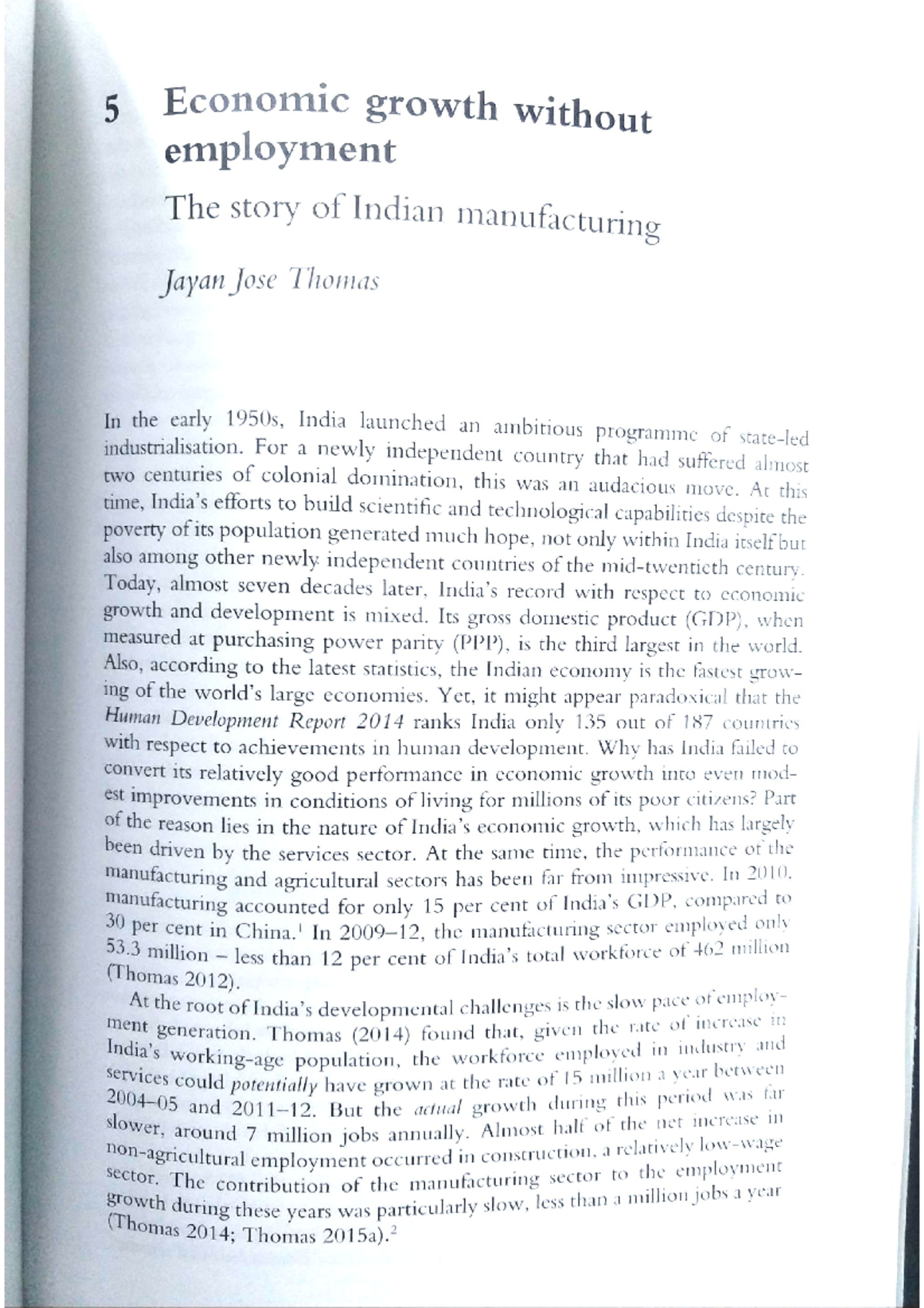 3. J J Thomas - Political science - Studocu
