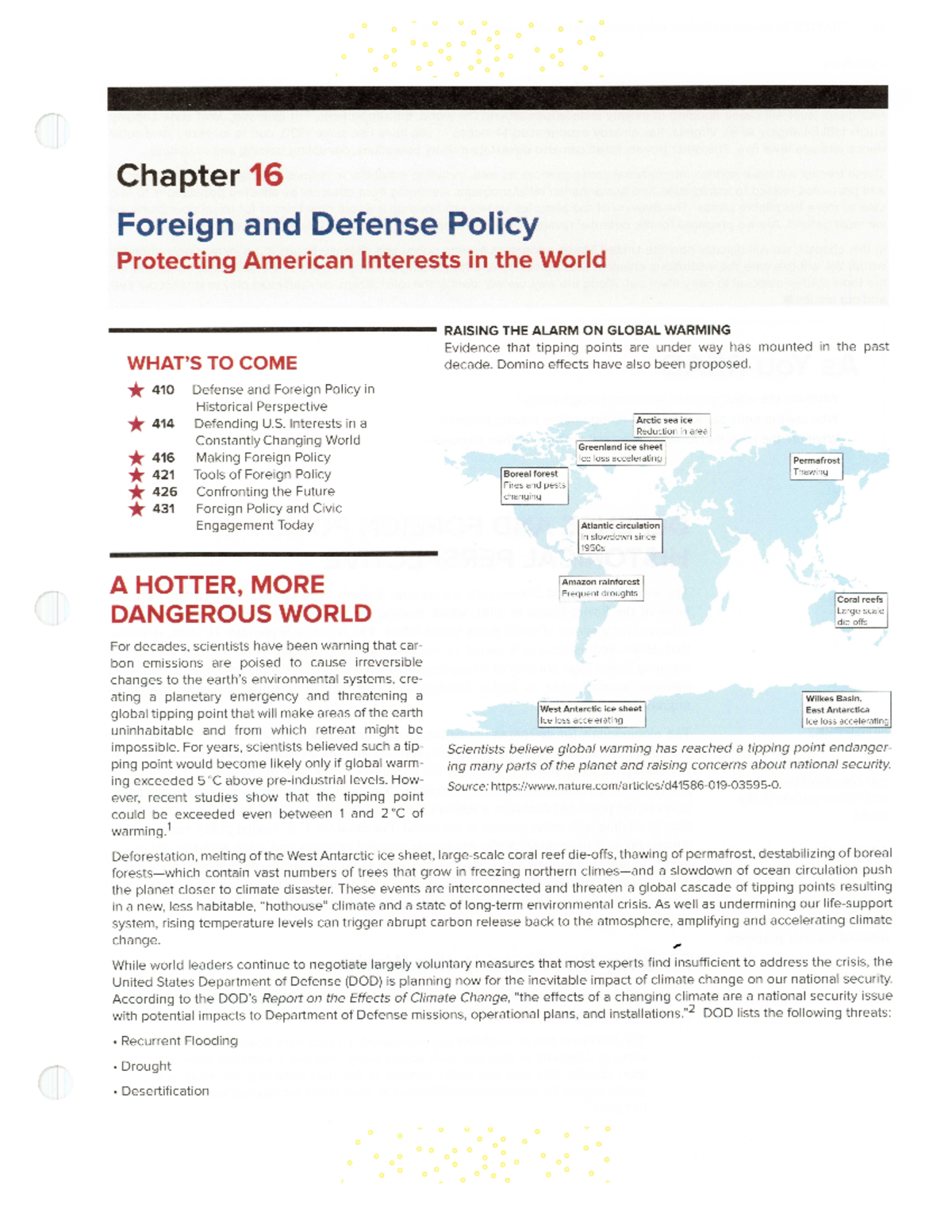 Am Gov 7e Chapter 16 - Professor Tim Murphy - Chapter 16 Foreign and ...