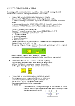Calcolo Parallelo - 3 I strategia - 3.3 II strategia - 3.3 III strategia - 3.3 Confronto fra le ...