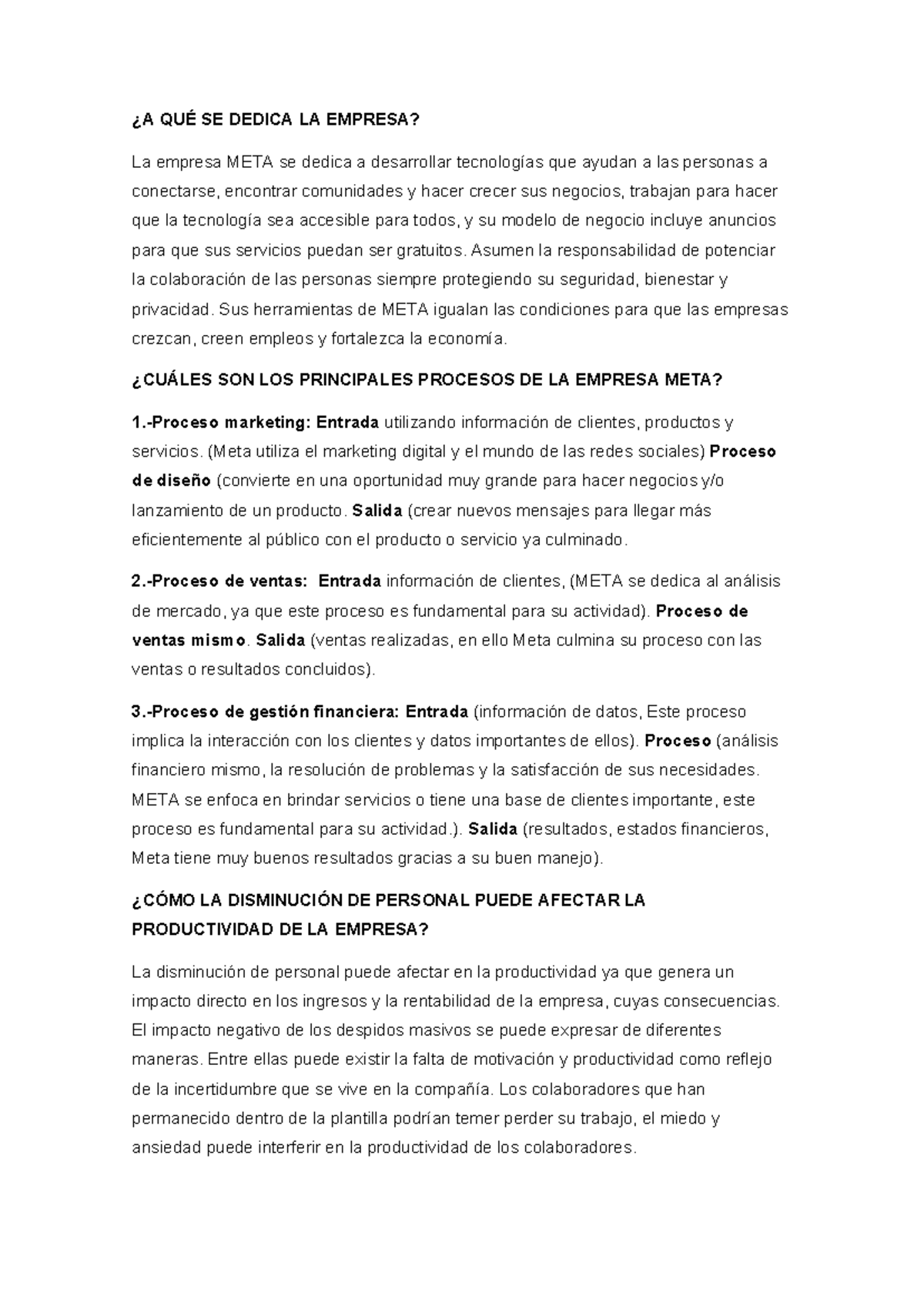 A QUÉ SE Dedica LA Empresa exposicion - ¿A QUÉ SE DEDICA LA EMPRESA? La ...