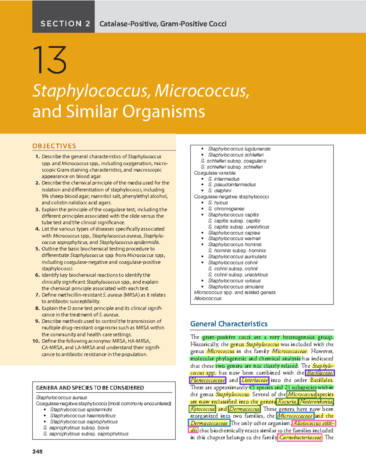 Bailey-scotts-diagnostic-microbiology compress - ####### 248 Staphylococcus, Micrococcus, and ...
