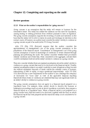 Chapter 5 Case study - Audit evidence - CHAPTER 5: AUDIT EVIDENCE Case study – Cloud 9 Part 1 ...