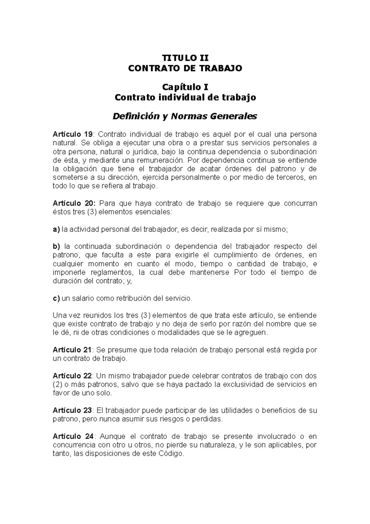 Contrato de trabajo - en este documento encontrara la información ...