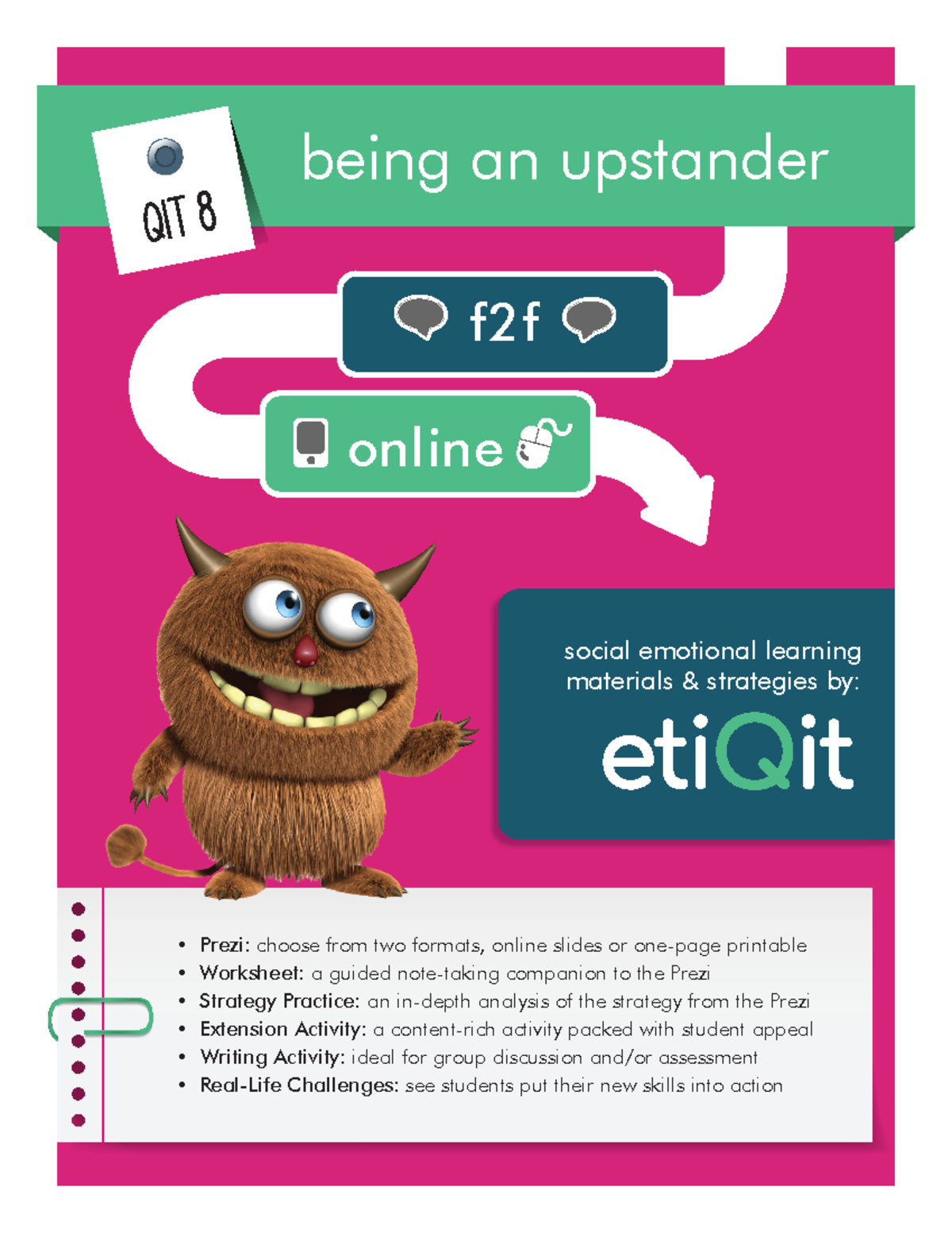 Bean Upstanderto Bullying Middle School Mini Unit Prezi Printables-1 ...