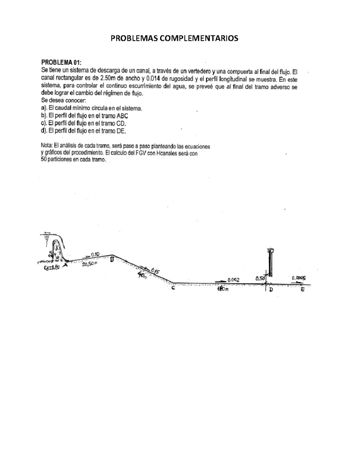 Problemas Complementarios 2021-II - Mecánica de fluídos - PROBLEMAS COMPLEMENTARIOS - Studocu