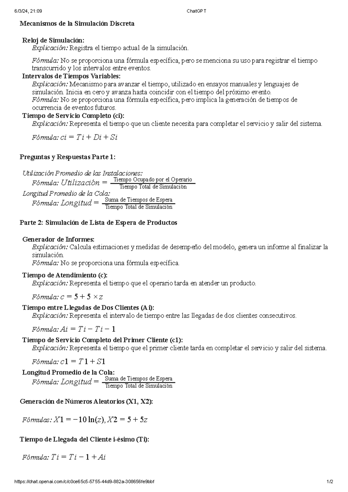 M4 l4 RESUMEN FORMULAS - 6/3/24, 21:09 ChatGPT chat.openai/c/c0ce65c5 ...