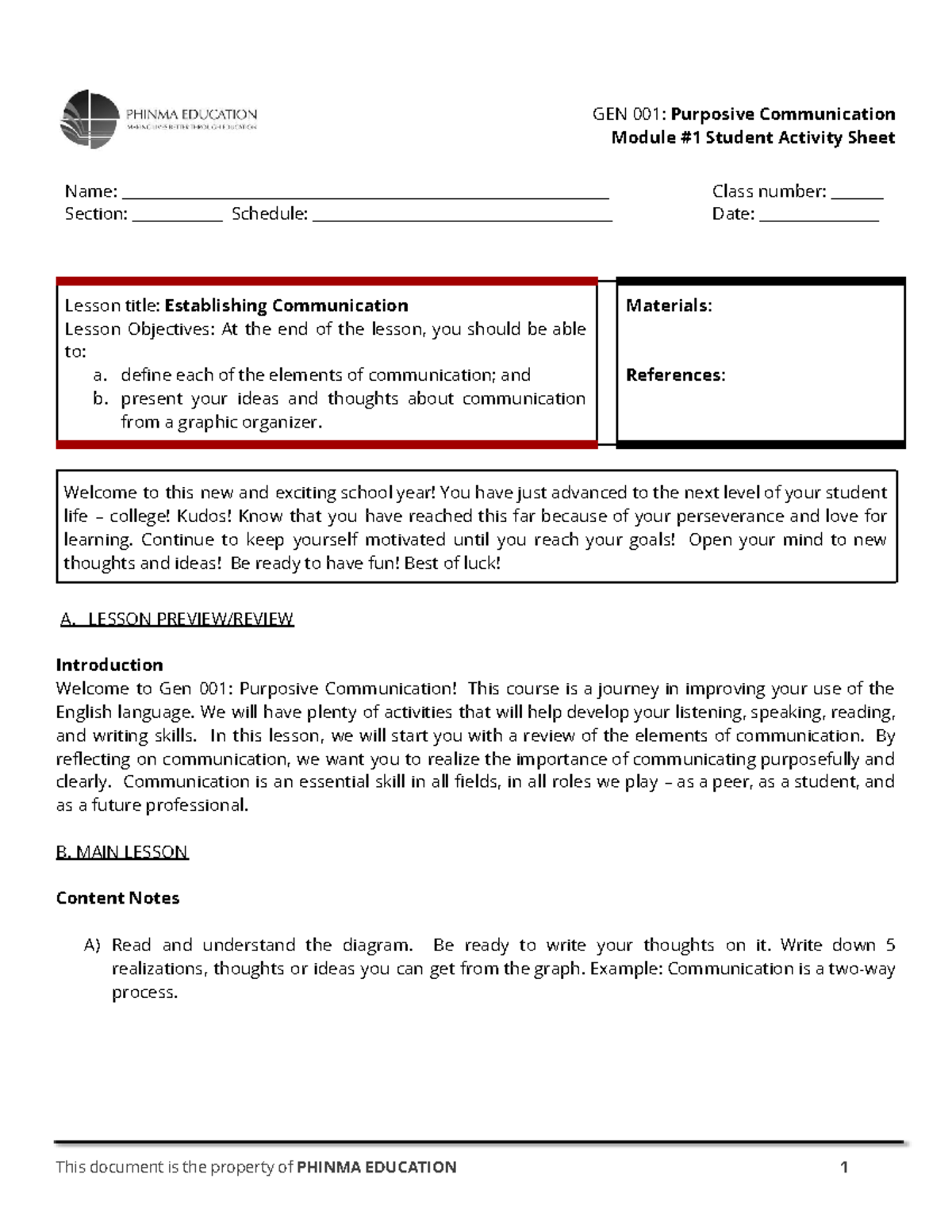 GEN 001 SAS#1 2324 - This file contains Questions about the following ...