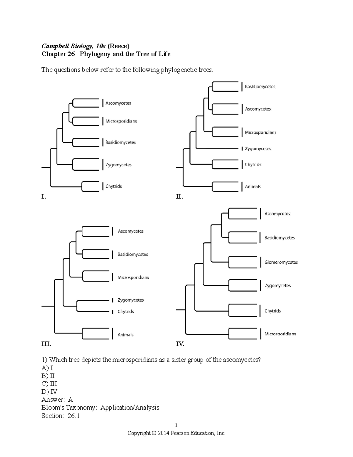 REEC2795 10 CBTG bio10 ch26 - Campbell Biology, 10e (Reece) Chapter 26 ...