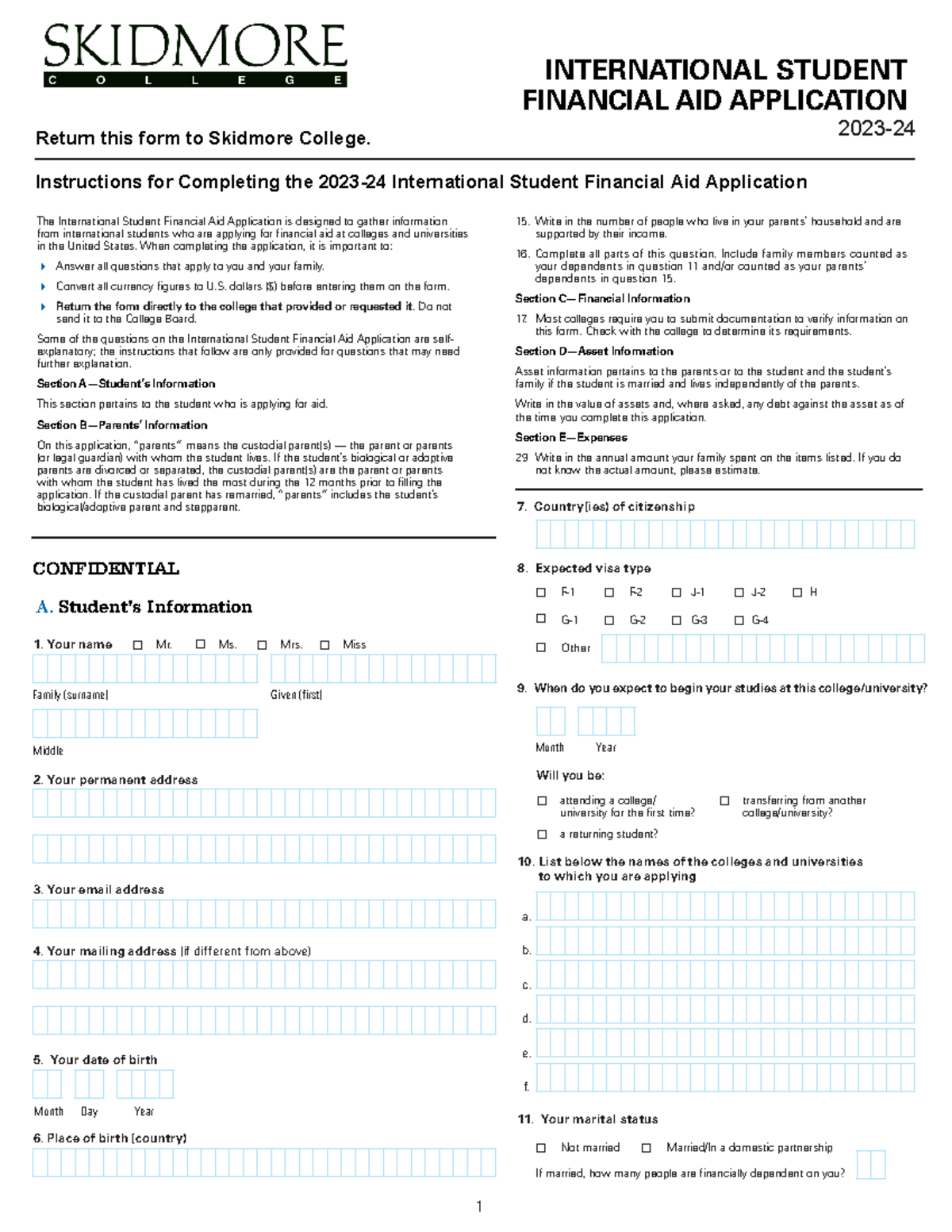 202324 Isfaa - ifsaa 2024 - INTERNATIONAL STUDENT FINANCIAL AID ...