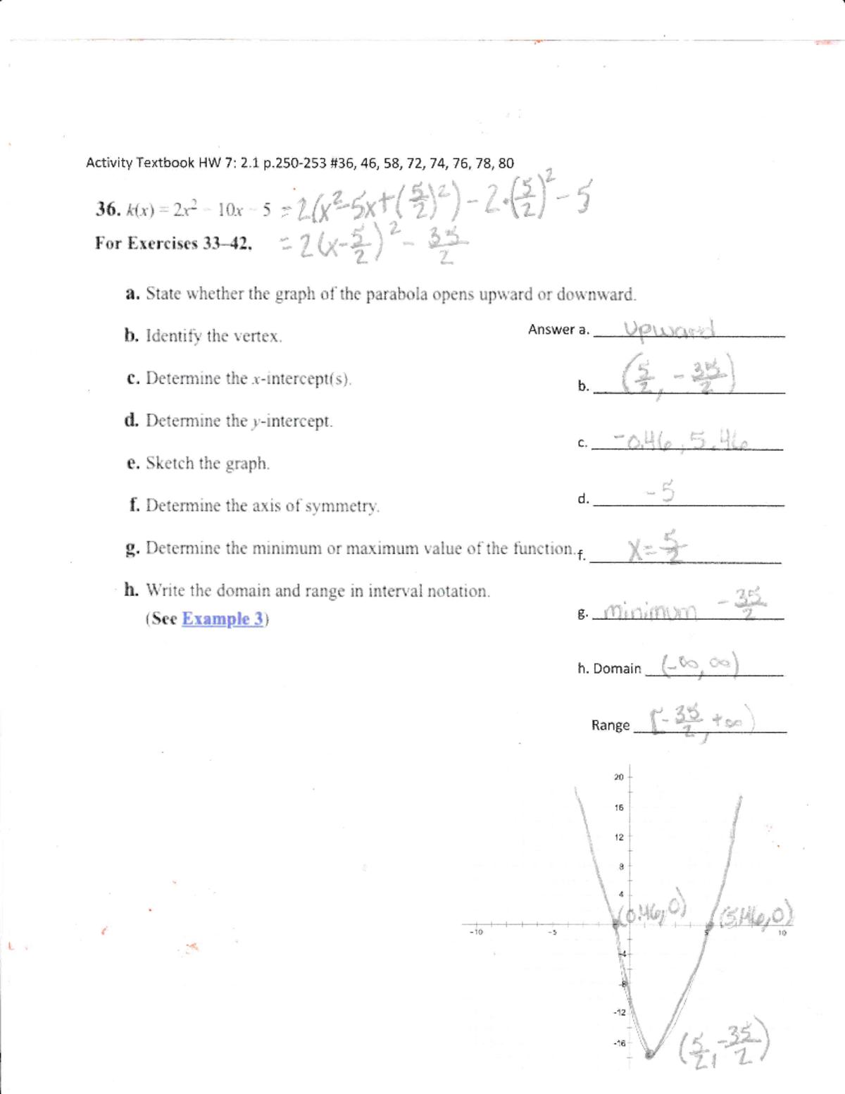Deanna THW 7 - Homework - MAT-171 - Studocu