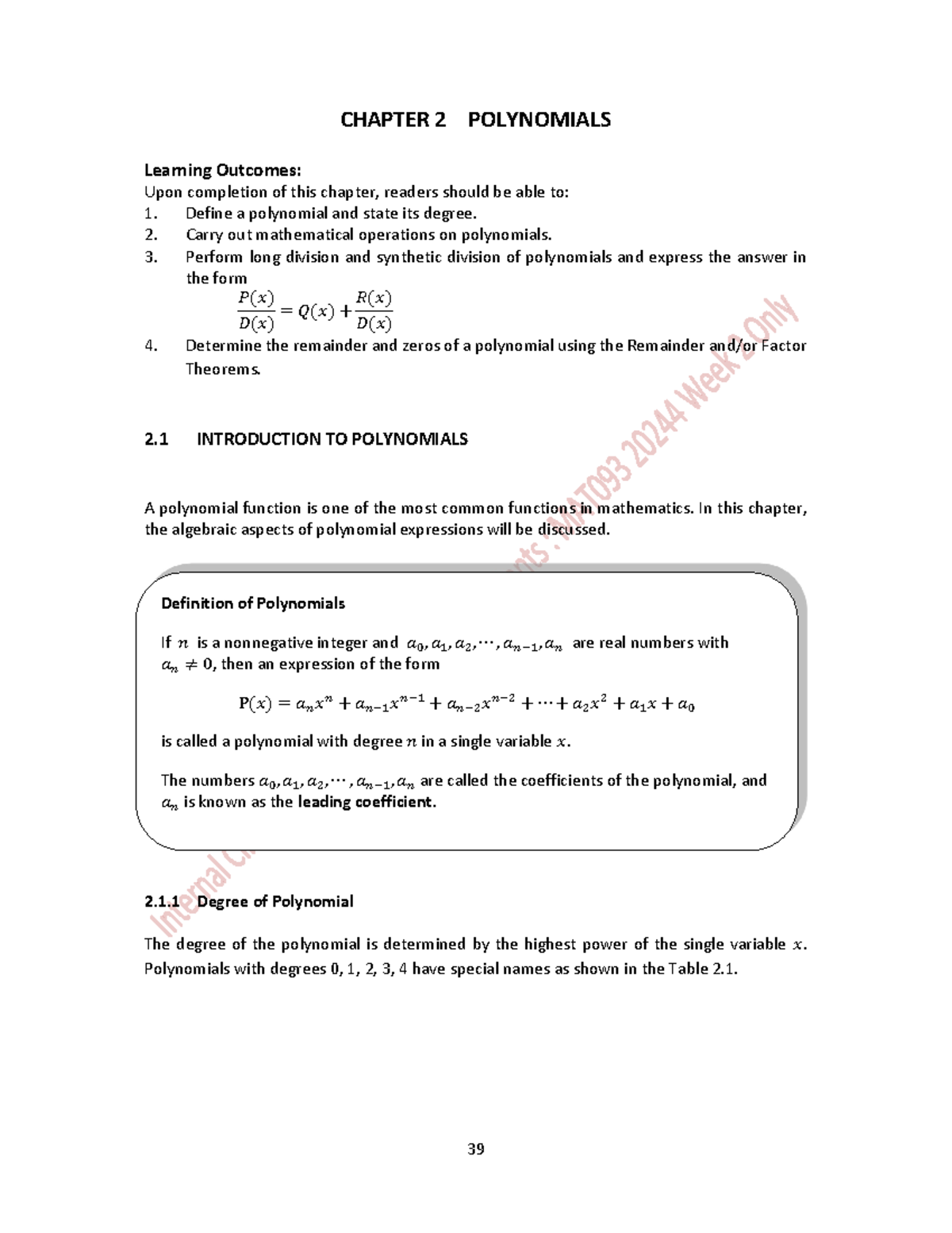4. 20244 MAT093 Softcopy Notes For Students - Week 2ii - Definition of ...