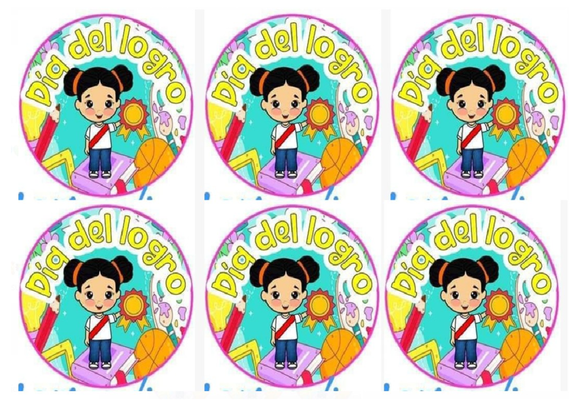 Medallitas DIA DEL Logro NIÑA - fundamentos de la educacion inicial - a ...
