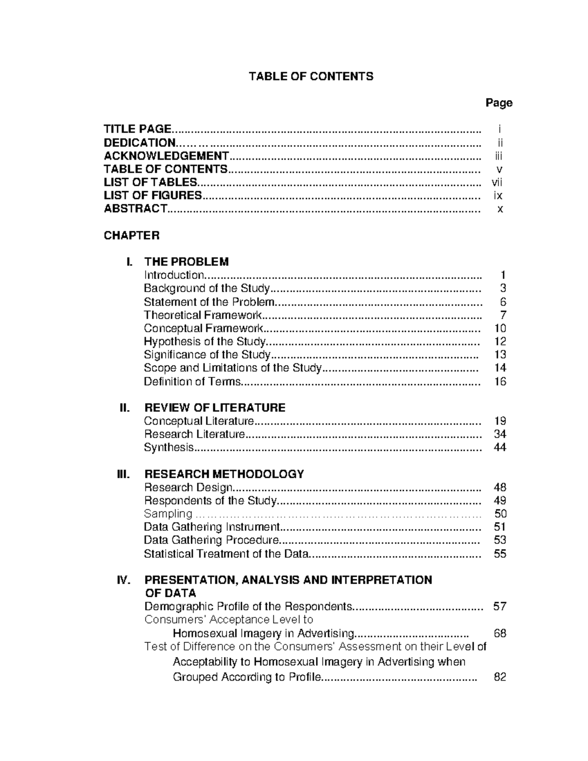 Pageeee - TABLE OF CONTENTS Page TITLE - Studocu