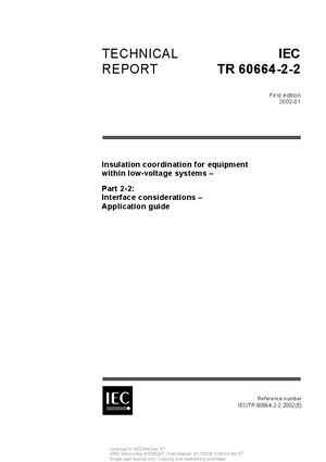 IEC 60664-4-2005 - NORMA INTERNACIONAL - NORME INTERNATIONALE CEI IEC ...