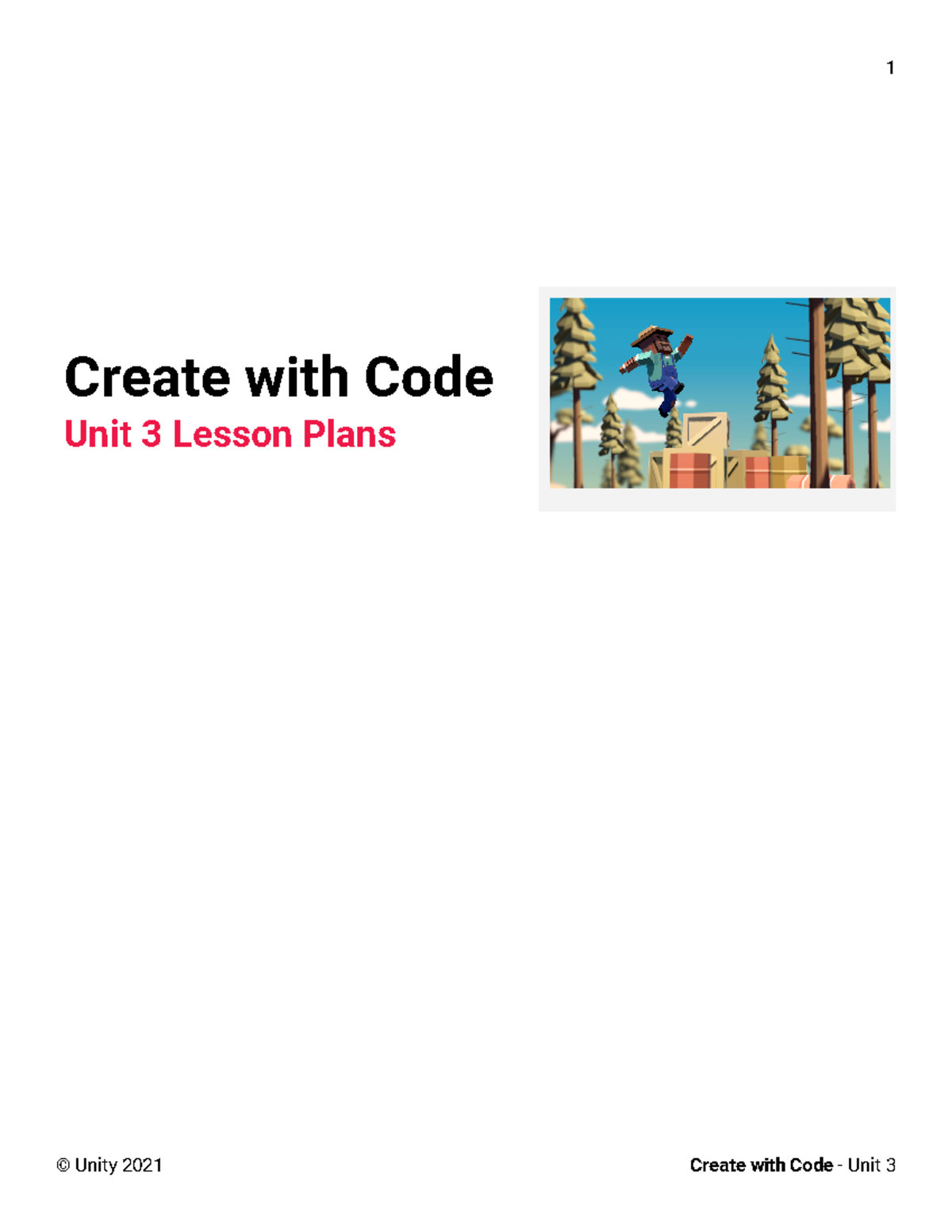 Cw C - Unit 3 - Lesson Plans - Create with Code Unit 3 Lesson Plans 3 ...