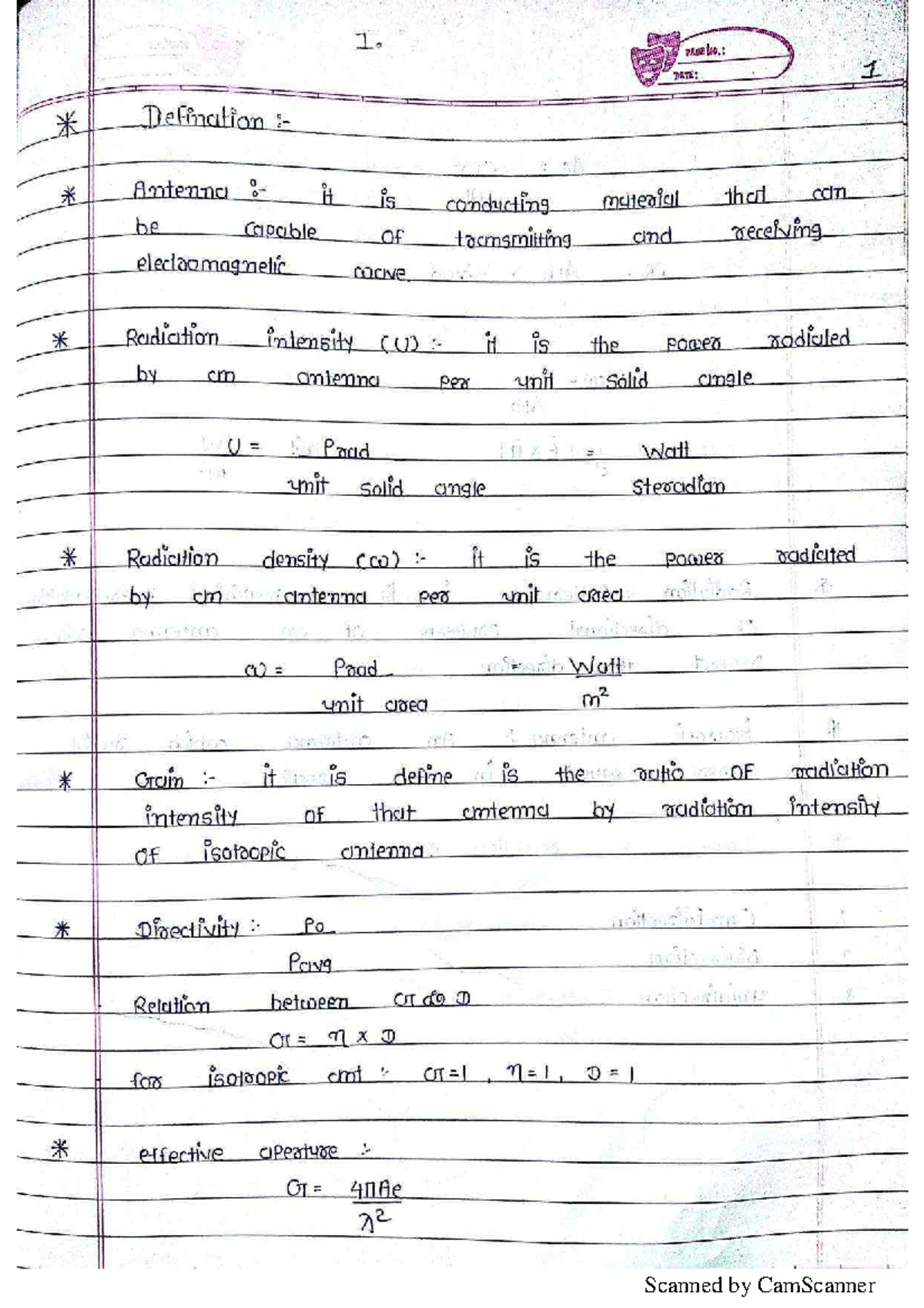 Radar classnote-ilovepdf-compressed - Microwave And Radar Engineering ...
