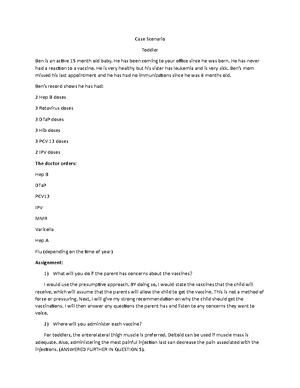 Vaping CASE Study - VAPING CASE STUDY Kenneth, a 12-year-old middle ...