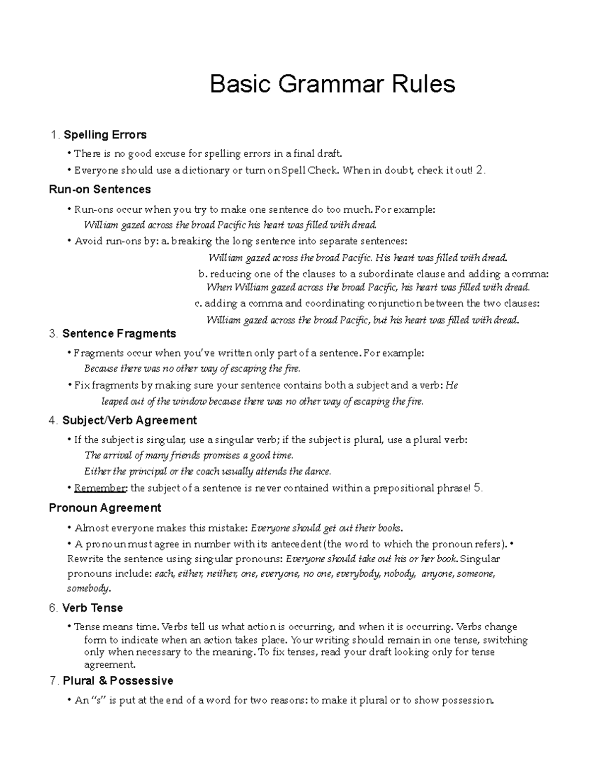 A LECTURE NOTE ABOUT BASIC GRAMMAR RULES FOR CIVIL SERVICE EXAMINATION ...