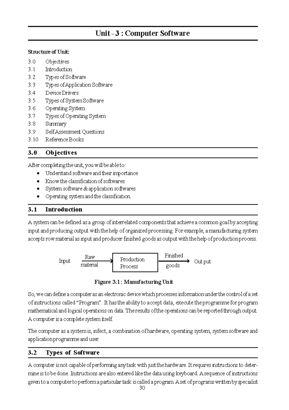 8-Week-8-Operating Systems - Unit - 3 : Computer Software Structure of Unit: 3 Objectives 3 ...