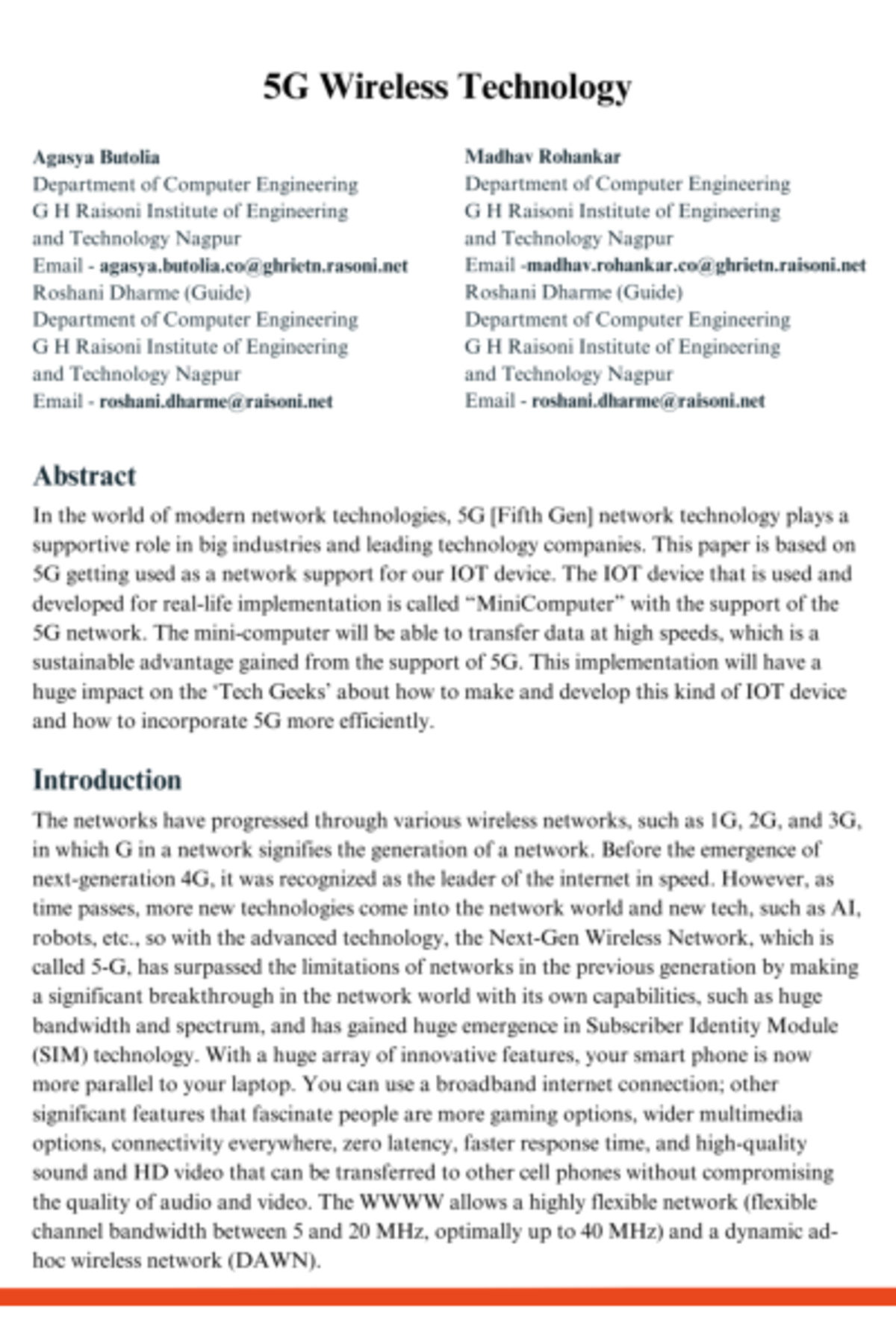 5g wireless network newspaper - Physics SL - Studocu