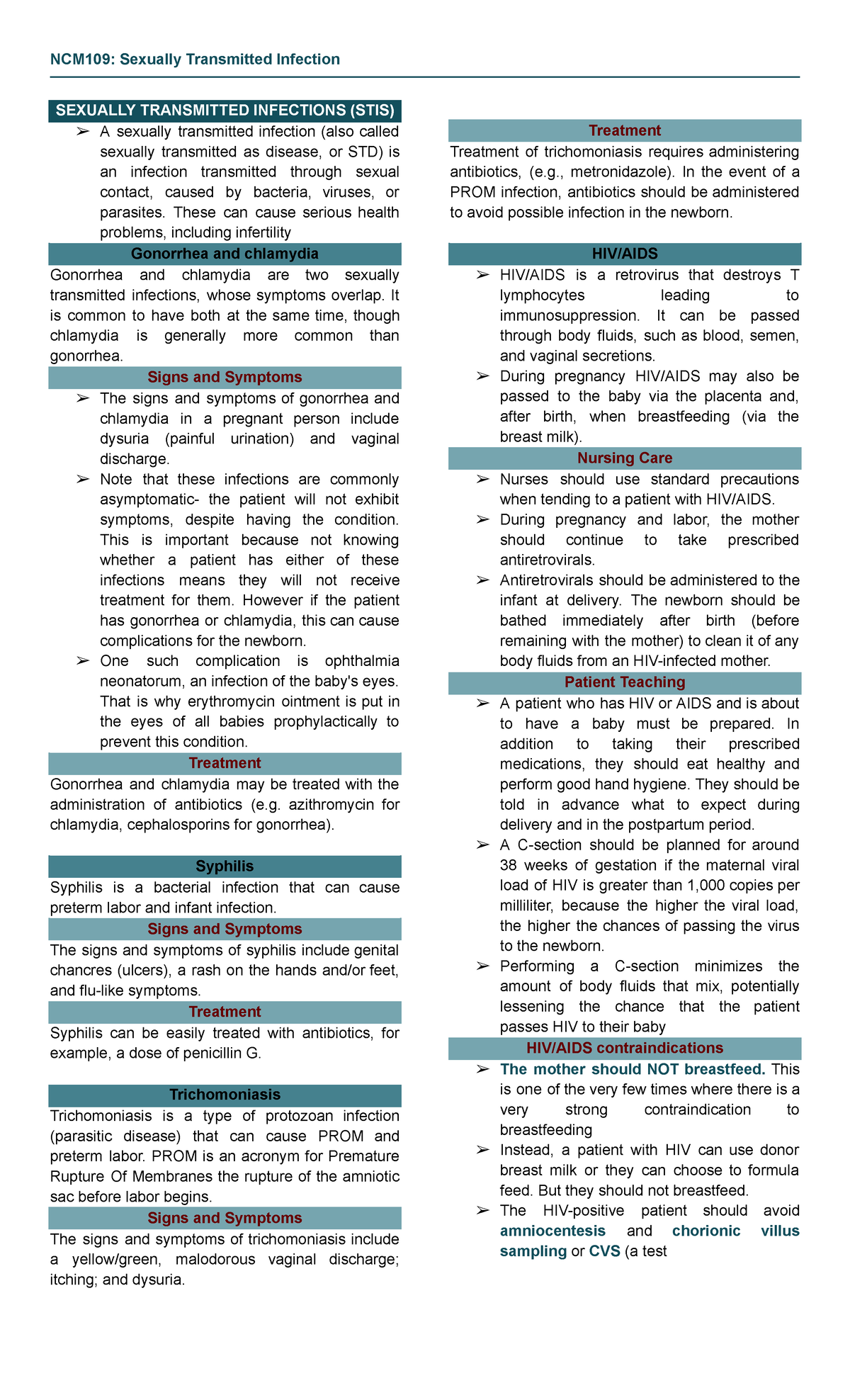 (3) Sexually Transmitted Infections - SEXUALLY TRANSMITTED INFECTIONS ...