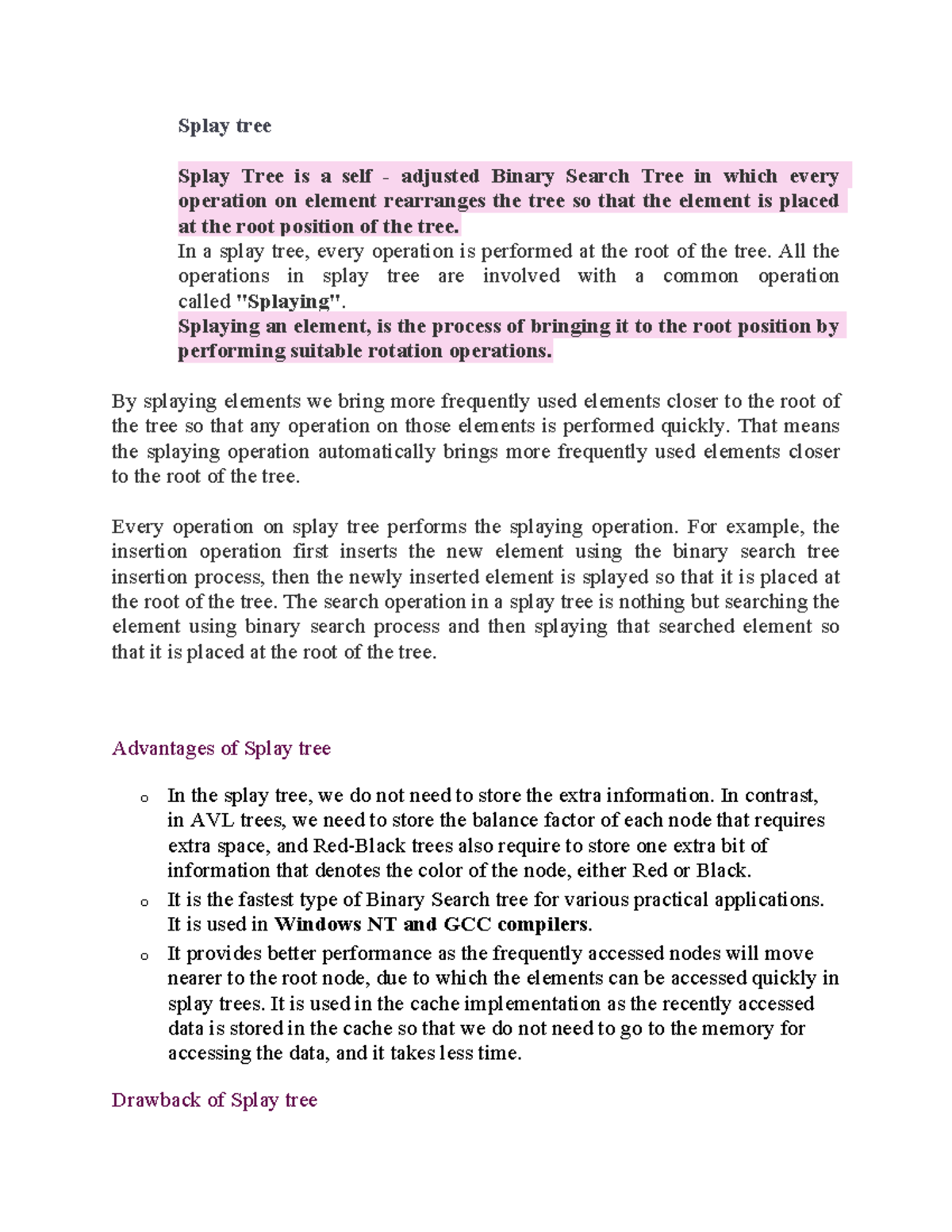 3splay Tree - about splay trees and its different operations - Splay ... 3splay Tree - about splay trees and its different operations - Splay ...