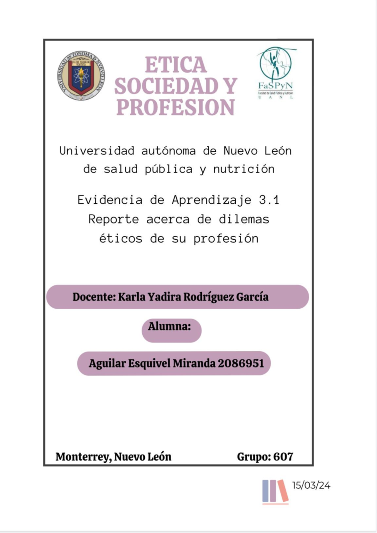 2086951 Evidencia De Aprendizaje 3 1 Reporte Acerca De Dilemas éticos