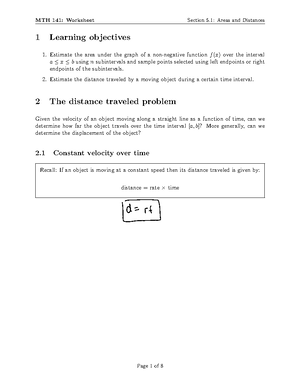 Exam2Review Sheet - Review for exam 2 - Math 141 Fall 2016 Review Items ...
