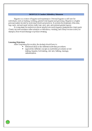 Module 1 Health CARE Process - MODULE 1 HEALTH CARE PROCESS Overview ...