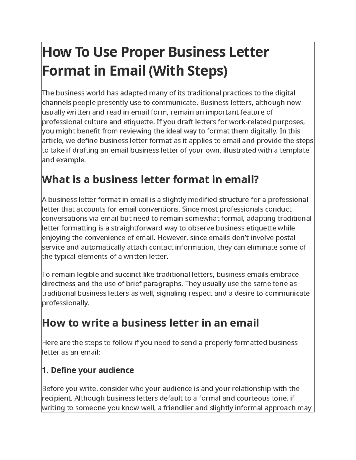 How-To-Use-Proper-Business-Letter-Format-in-Email 2 - How To Use Proper ...