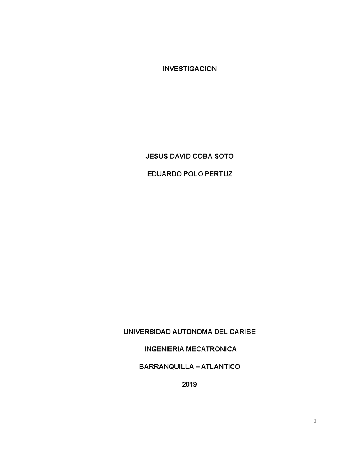 Investigacion - sadasdasda - INVESTIGACION JESUS DAVID COBA SOTO ...