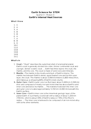 Earth-Science Q2-MELC-3 - Earth Science Quarter 2 – Module 3 ...