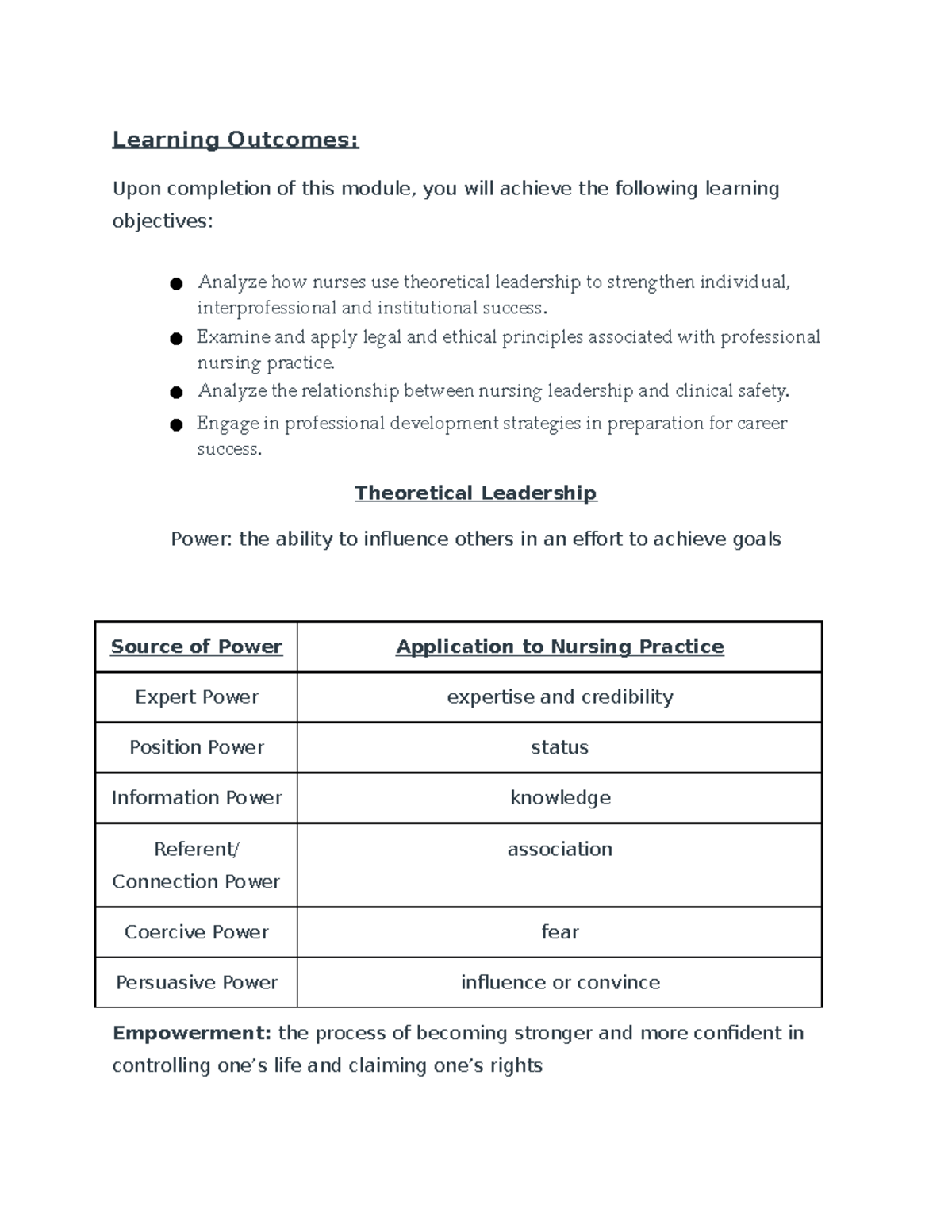 Professional Values - lecture notes - Learning Outcomes: Upon ...