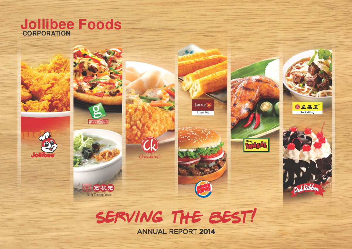 2014 Annual Report - San Pin Wang Jollibee Foods CORPORATION TABLE OF ...