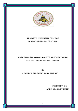 Geography Module - Freshman course - Compiled By: Dr. Teferi Mekonnen ...