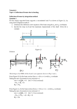 Strength of Materials Formula Sheet - Hooke’s Law: Stress: A P Strain ...