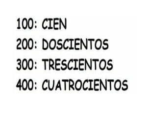 Secuencia Matematica n°1 los cienes - Desde:_ Hasta:_ LOS CIENES EN EL ...