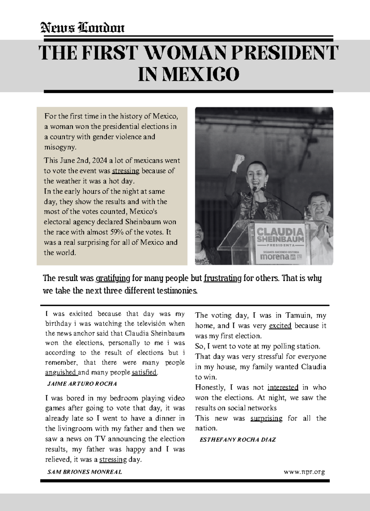 The first woman president - THE FIRST WOMAN PRESIDENT IN MEXICO News ...