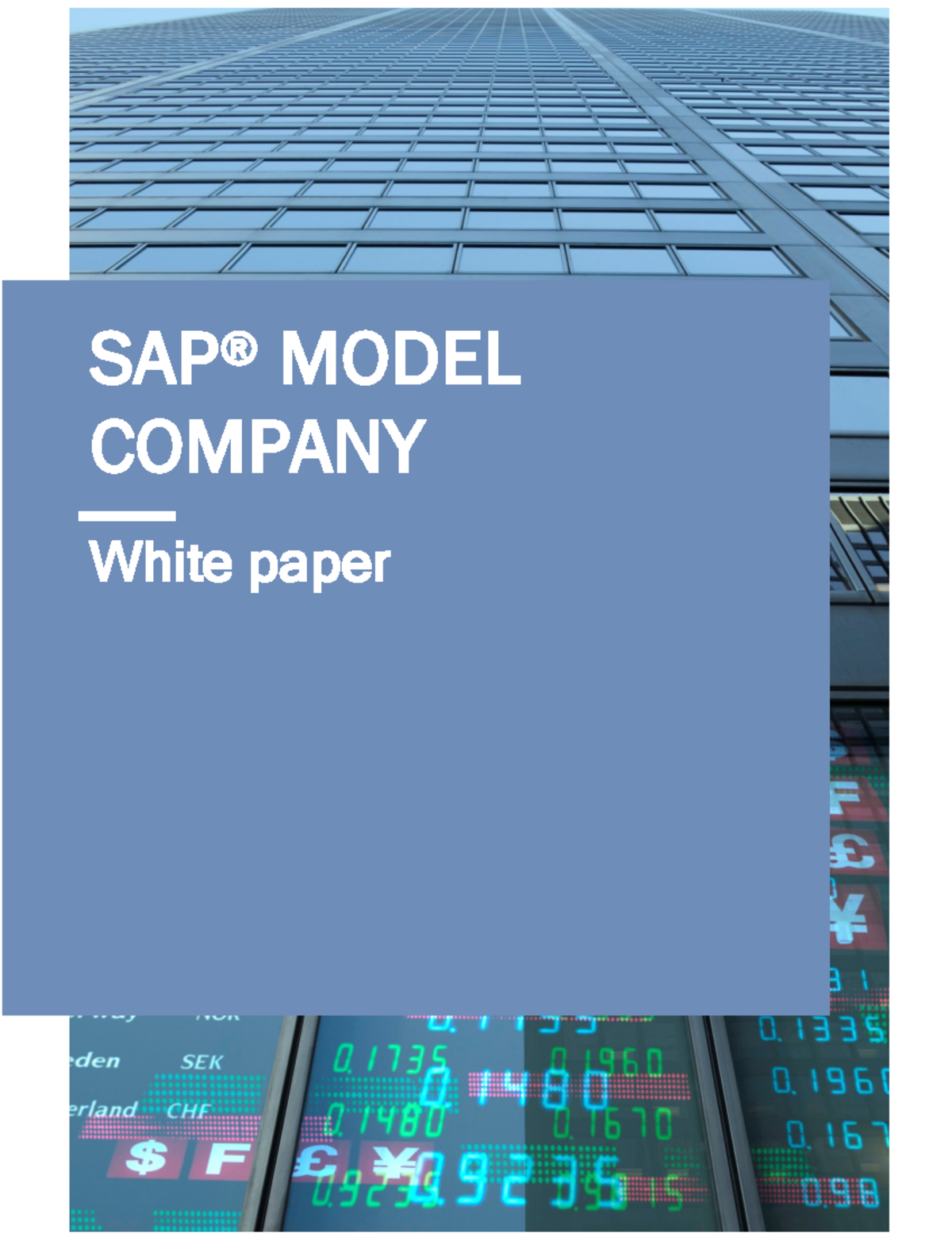 Final SAP Model Company Whitepaper - Warning: TT: undefined function ...