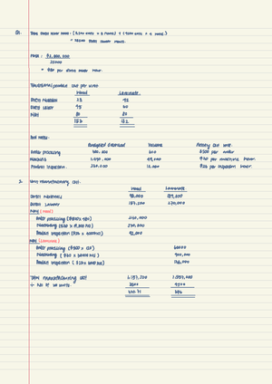 IMA Tutorial 5 Answer - ACC1010 - Tutorial 5 Answers 6- 6- 6- 6- - Studocu