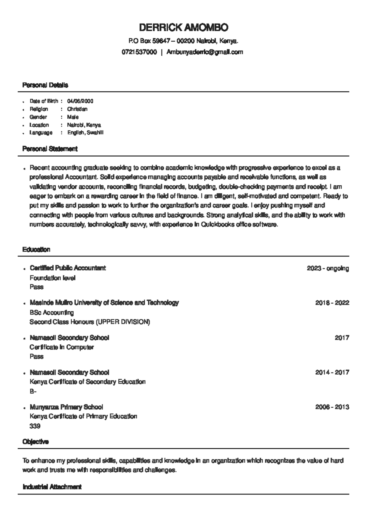 CV 2023090612335395 - Helps in application letters - 2023 - ongoing ...